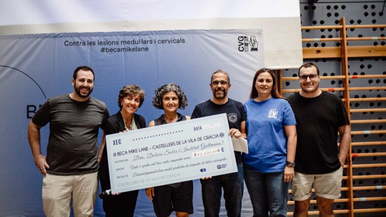 El Instituto Guttmann obtiene la Beca Mike Lane - Castellers de la ...