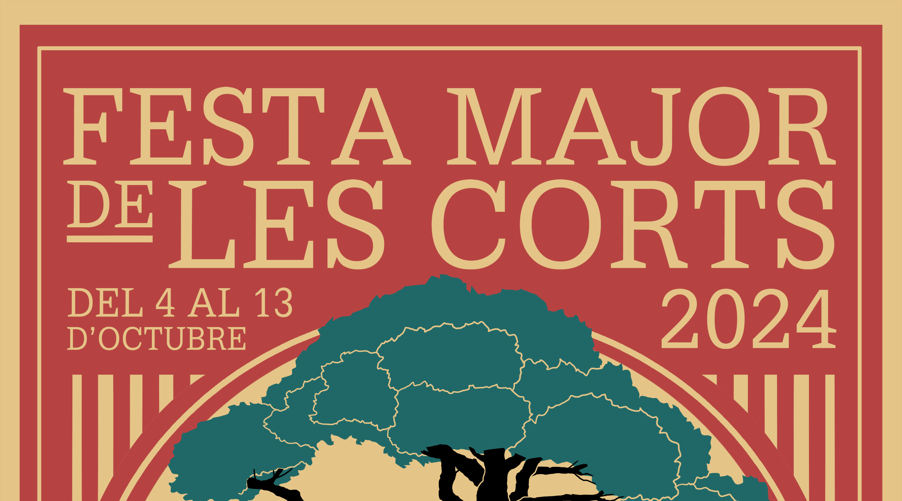 Ya tenemos el cartel ganador de la Fiesta Mayor de Les Corts 2024 ...