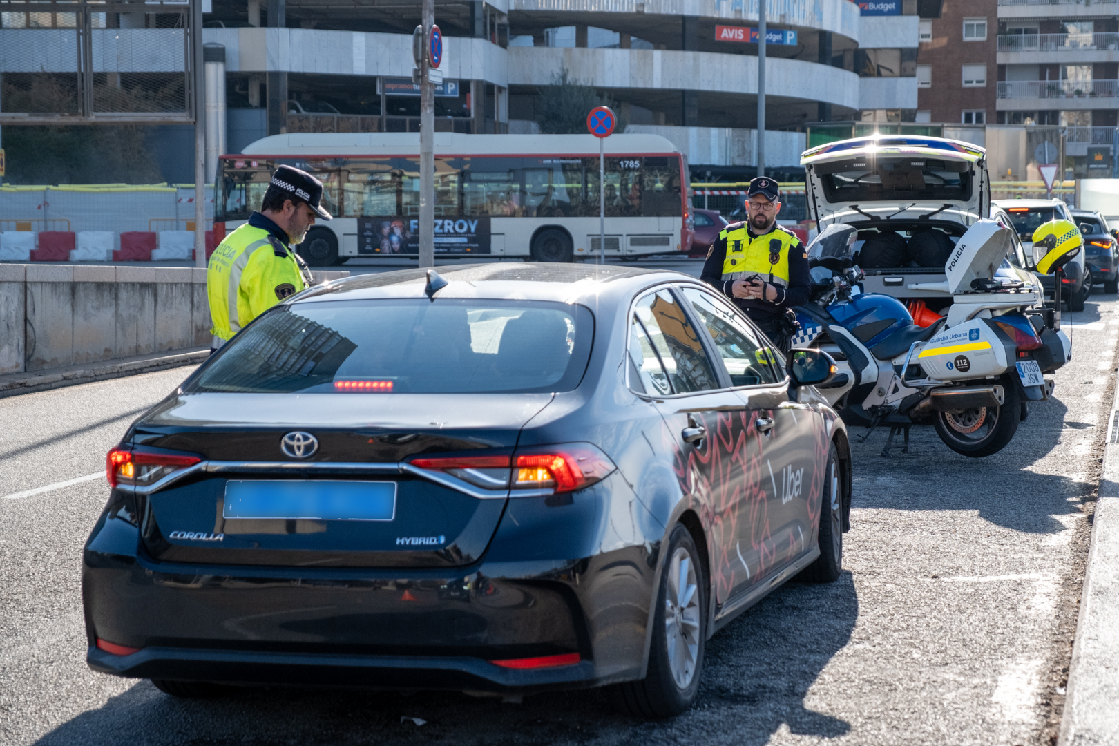 En marcha un dispositivo de control de vehículos de hasta nueve plazas ...
