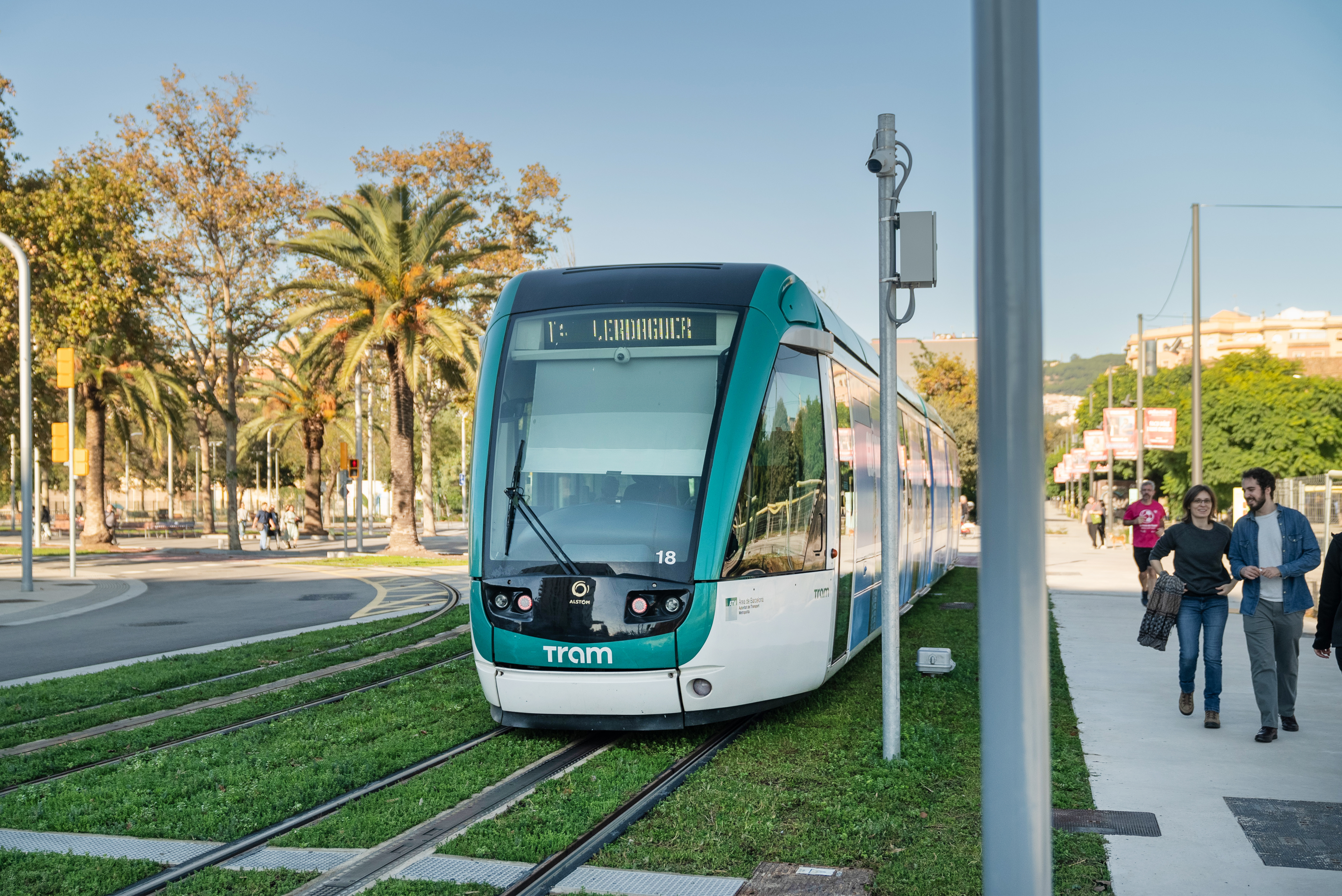 Barcelona Tram Map Tram System Now Carrying Passengers Between