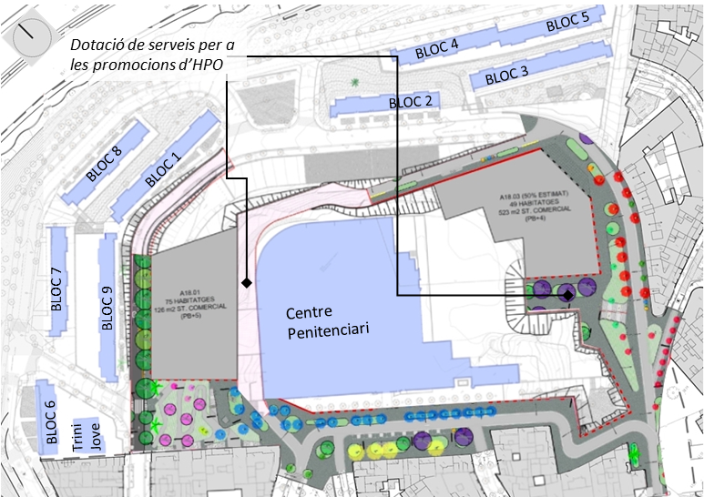 En marcha, las obras de la primera fase de urbanización del entorno del centro penitenciario de ...